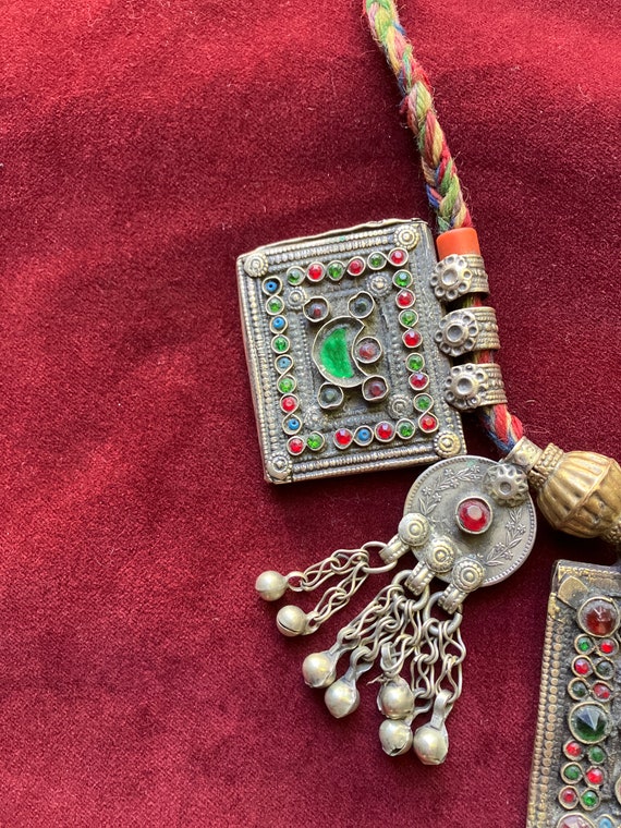Afghan Kuchi original tribal vintage prayer box neckl… - Gem