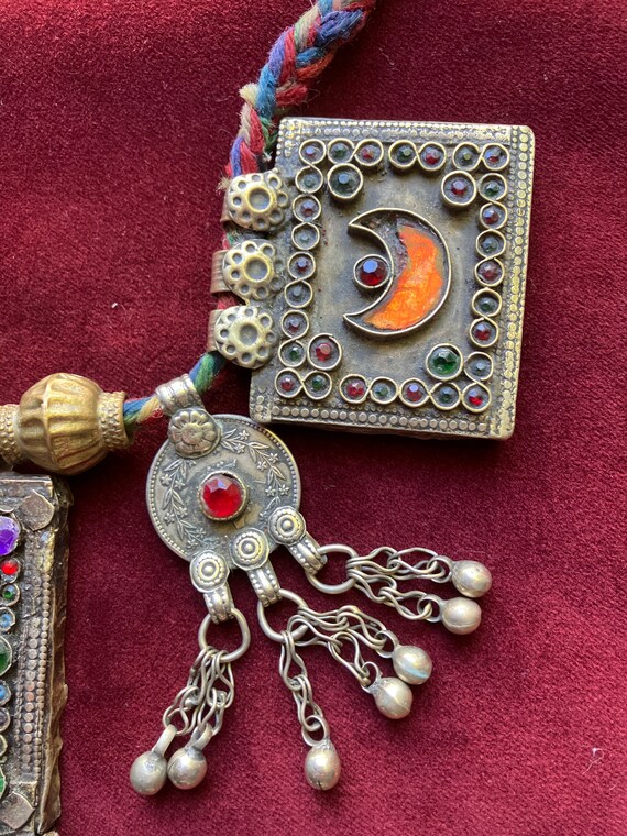Afghan Kuchi original tribal vintage prayer box neckl… - Gem