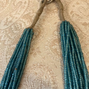 Tourquoise Nepali Newari “potey” Vintage Glass Bead Traditional ...