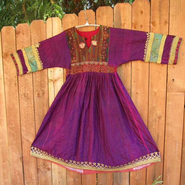 Purple Silk Dress - Etsy