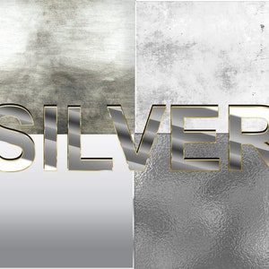 250 Silver Styles Photoshop, Layer Styles Texture, Glitter Styles ...