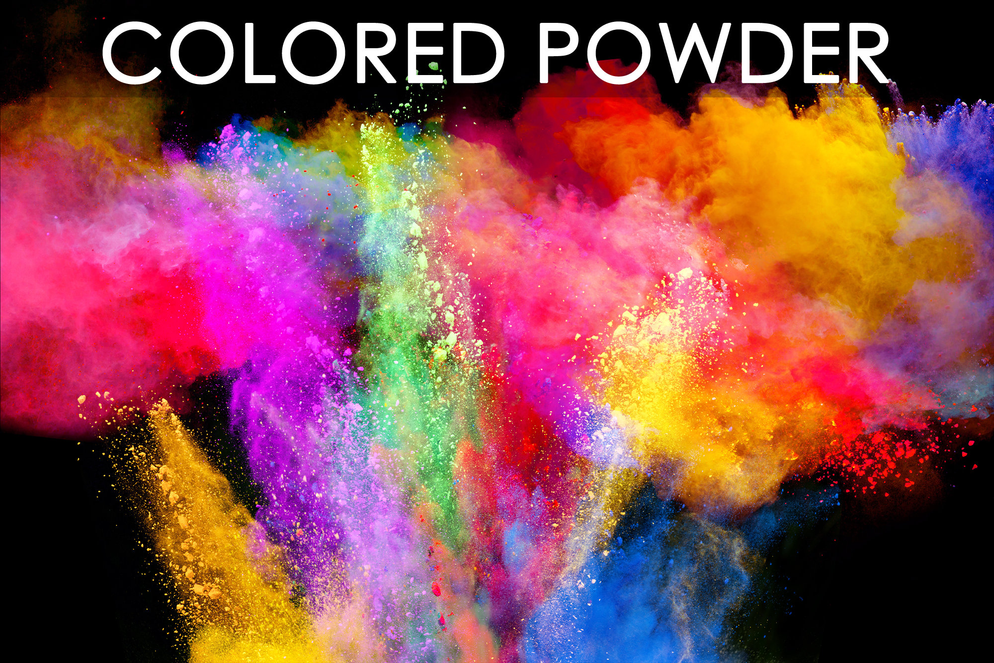 21 Explosion of Colored Powder Holy Powder Texture Colored - Etsy