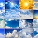 30 Blue Sky Overlays, Sunny Sky Overlay, Cloud Overlay, Photography ...