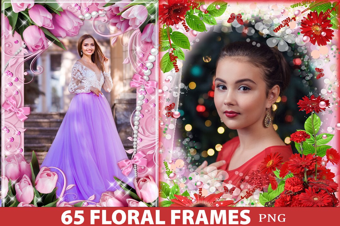 65 Flower Frames, Spring Flowering, Summer Flowers, Roses, Lilac ...