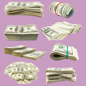 60 Money Overlays PNG, Photoshop Overlays, Cash Overlays, USD Currency ...