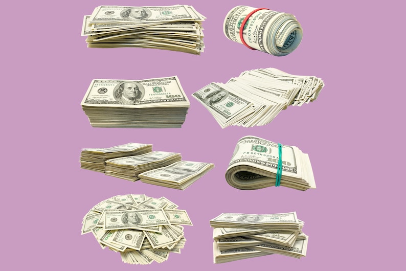 60 Money Overlays PNG Photoshop Overlays Cash Overlays USD - Etsy