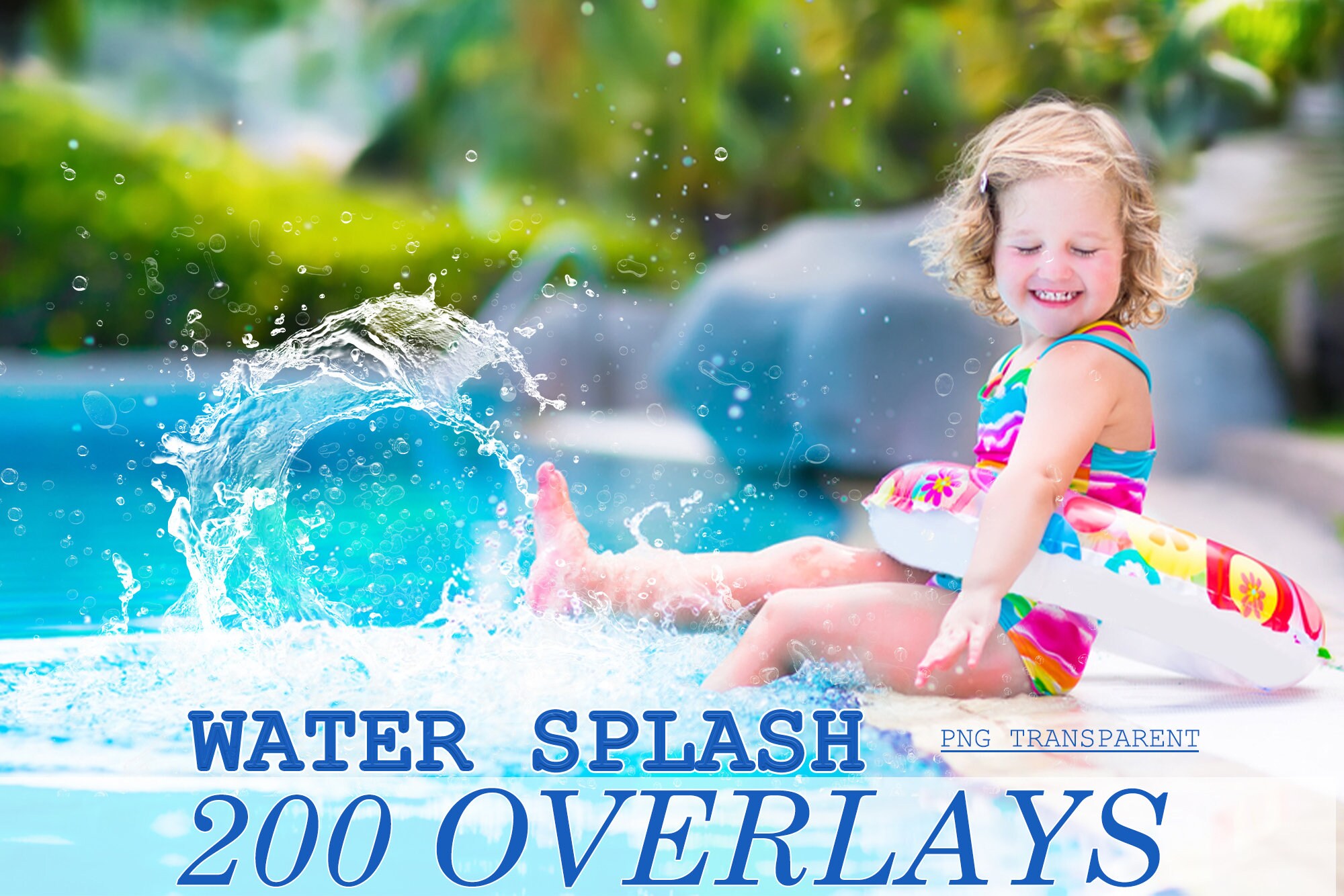 200 Water Splash Photo Overlays Splashes Clipart Water - Etsy