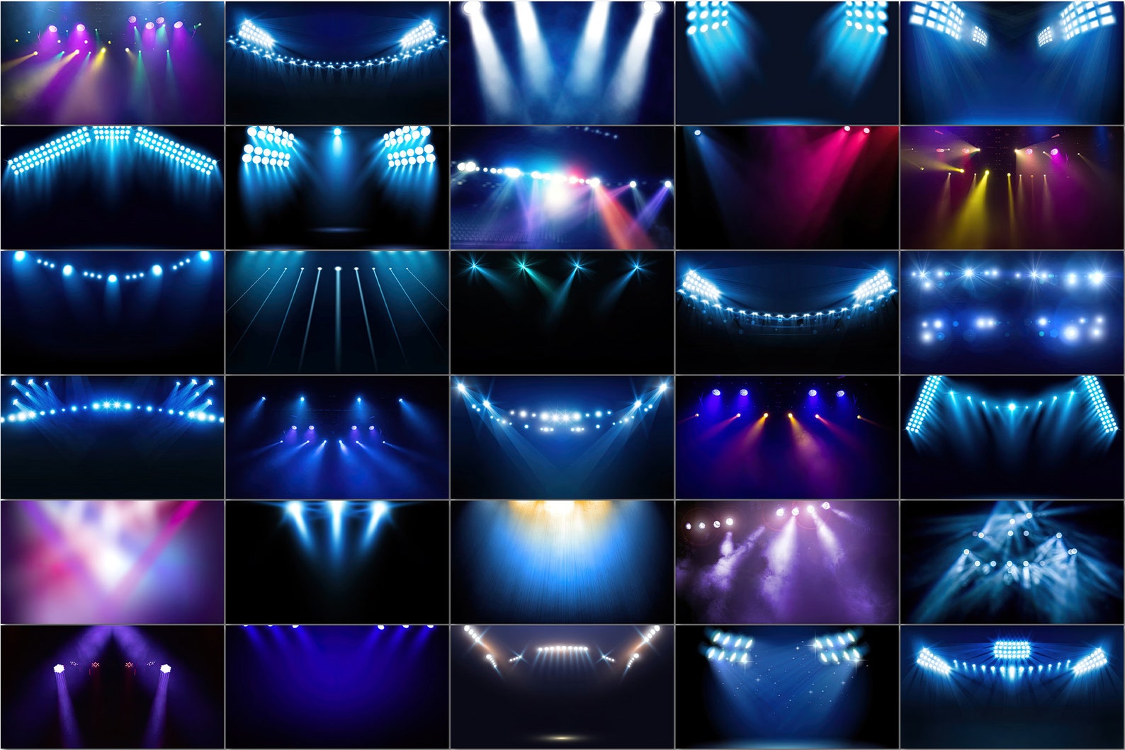 60 Stage Lighting Overlays Stage Arena Lighting Background - Etsy