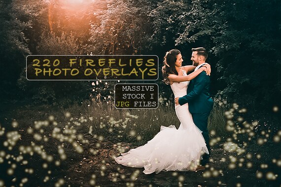 220 Magic Firefly Photo Overlays Fireflies Photoshop Overlay - Etsy Canada