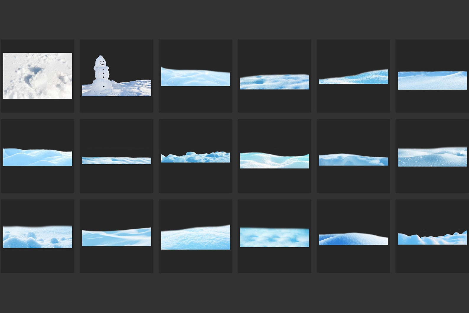 50 Natural White Snow Digital Overlays, Feet Ground, Snow Hill, Snow ...
