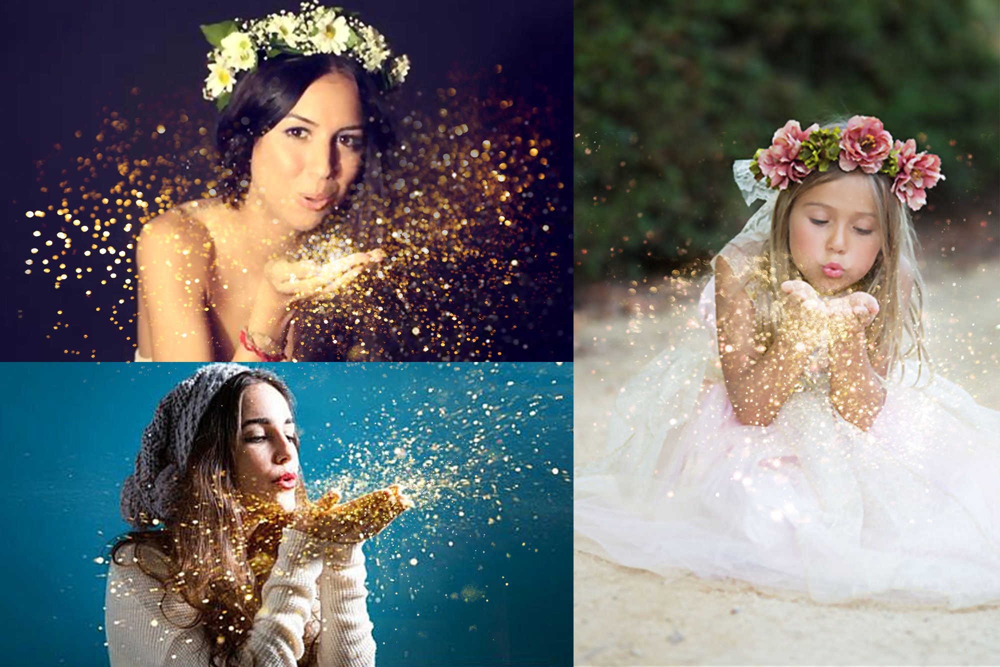 80 Blowing Glitter Photoshop Overlays Confetti Photoshop - Etsy