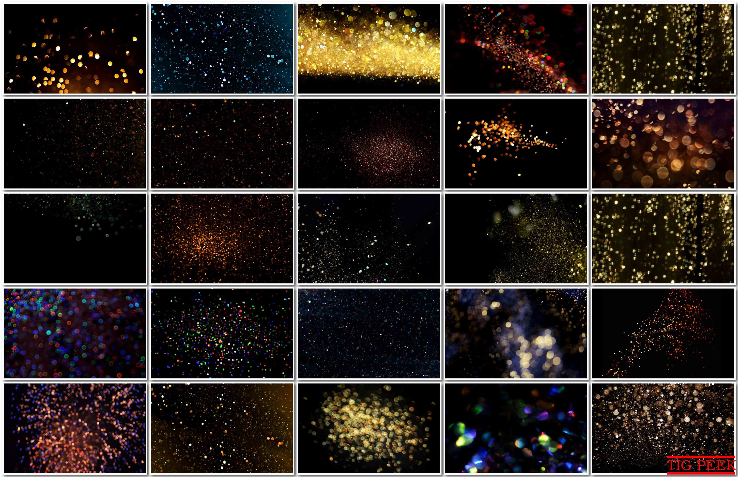60 Blowing Glitter Photo Overlays, Wedding Confetti, Shimmer Effect - Etsy