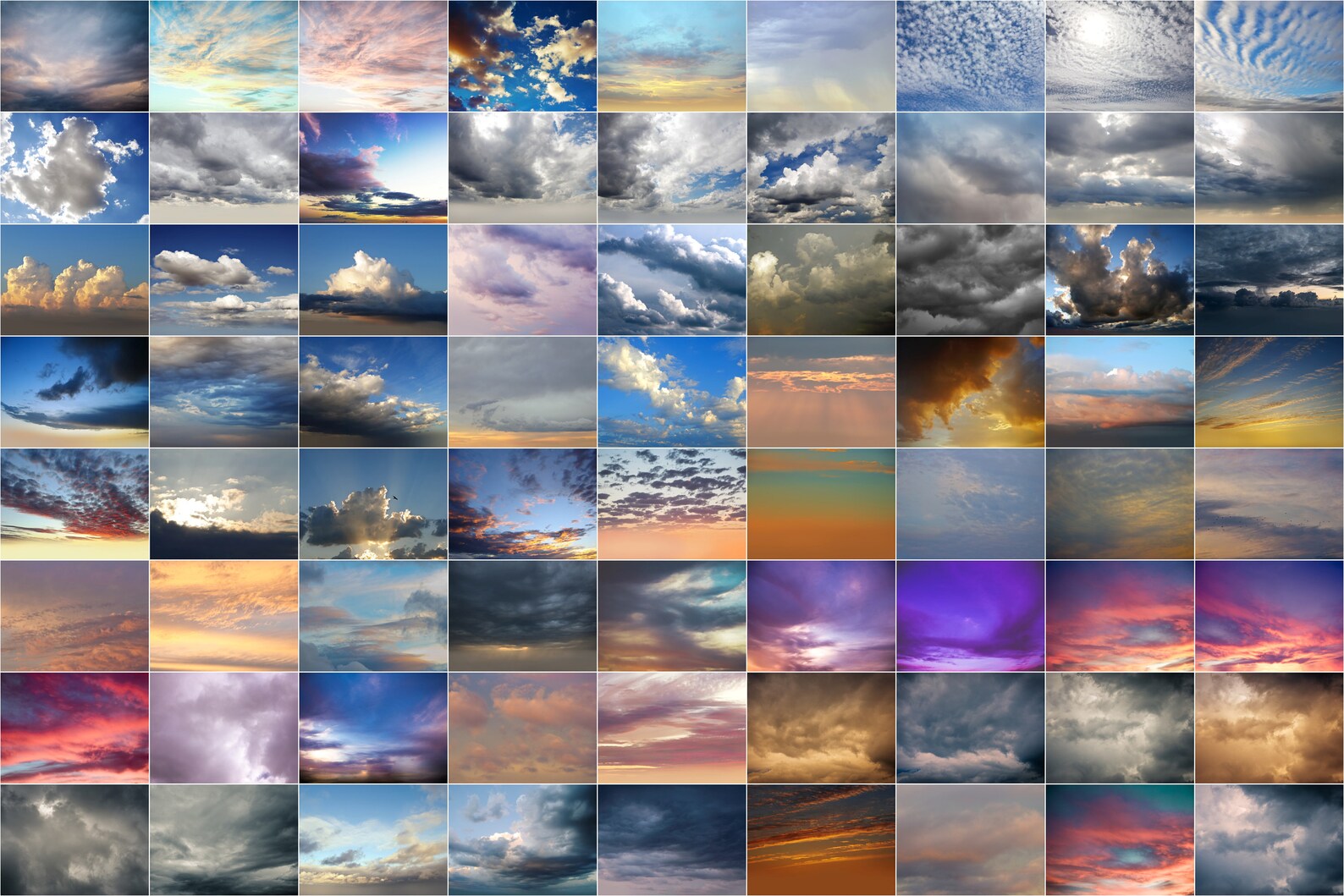 222 Dramatic Sky Overlays for Photoshop Professional Photo - Etsy