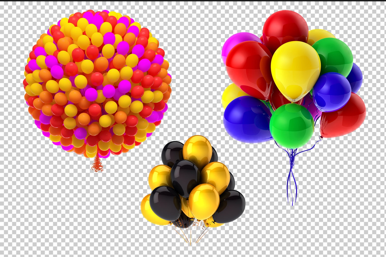 320 Balloons Overlays Digital Balloons Clip Art Summer | Etsy