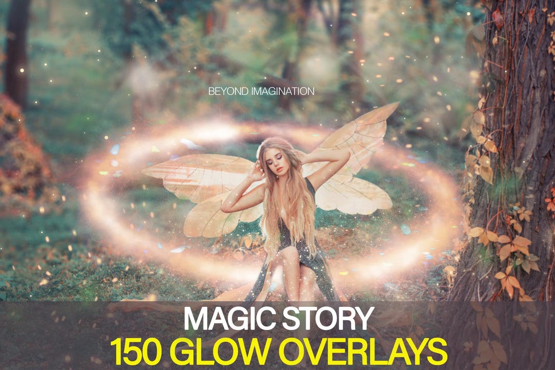 150 Magic Light Overlays, Sparkle Stardust, Wand Sparks, Glitter, Fairy ...