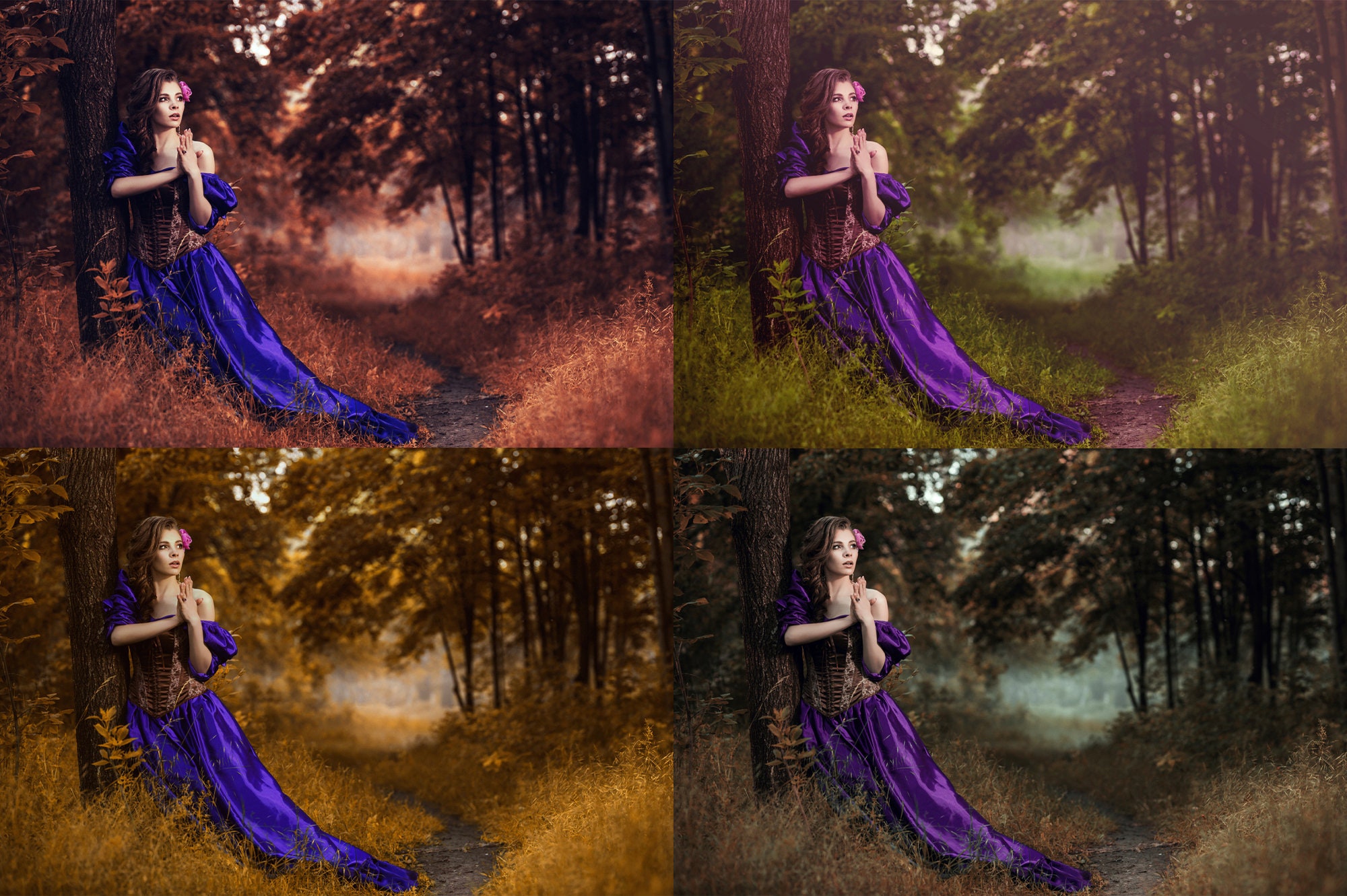 200 Autumn Photoshop Actions, Fall Autumn Filters, Warm Outdoor Photo ...