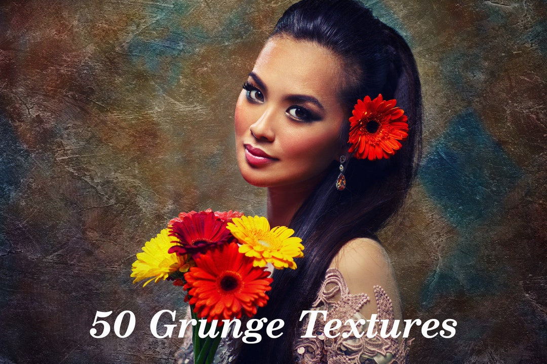 50 Grunge Textures, Grunge Digital Paper Backgrounds, Grunge Surface ...