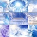 18 Stairs to Heaven, Easter Blue Sky Overlays, Ethereal Staircase ...