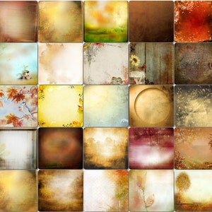 70 Vintage Fall Papers, Autumn Printable, Scrapbooking Papers, Journal ...