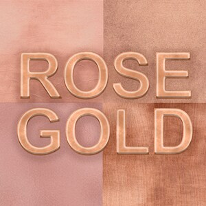400 Rose Gold Styles Photoshop Layer Texture, Glitter Styles, Metal ...