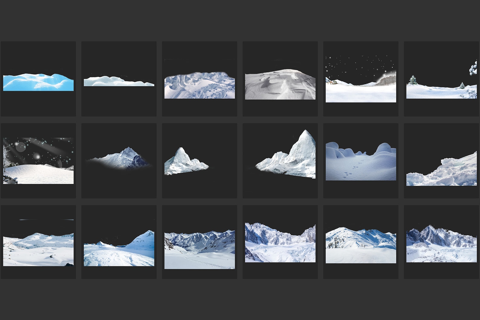 50 Natural White Snow Digital Overlays, Feet Ground, Snow Hill, Snow ...