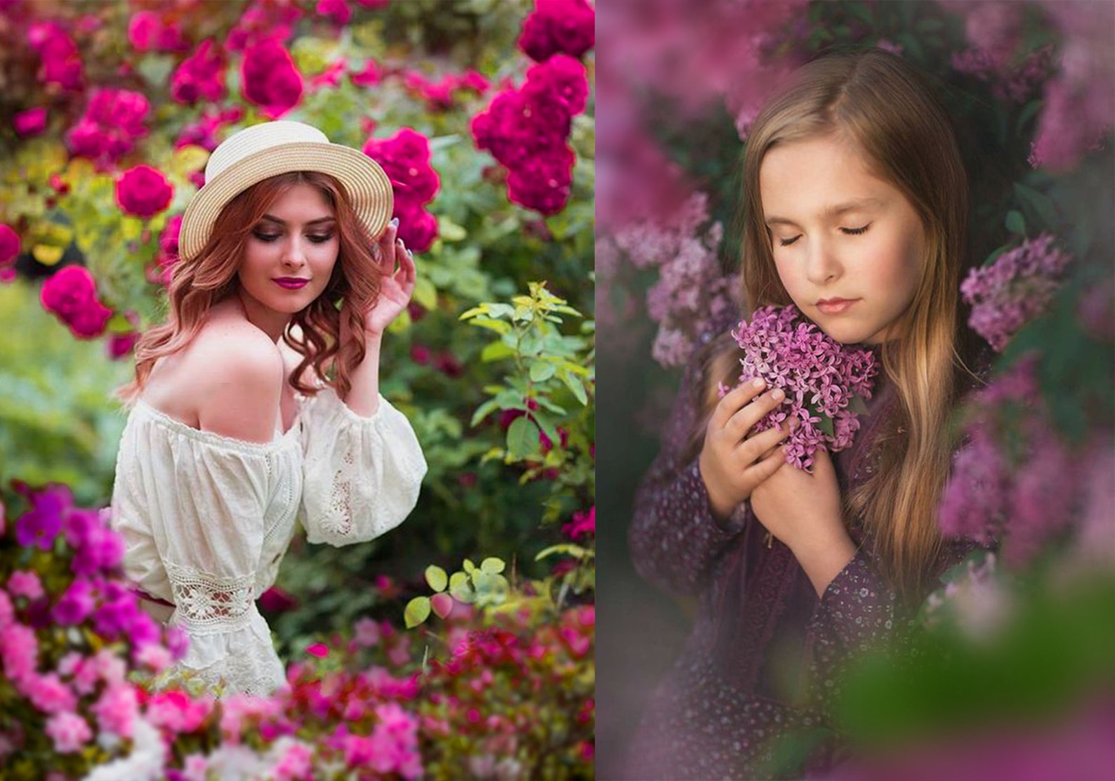 390 Flower Frames Photo Overlays Summer Overlays Blurred - Etsy