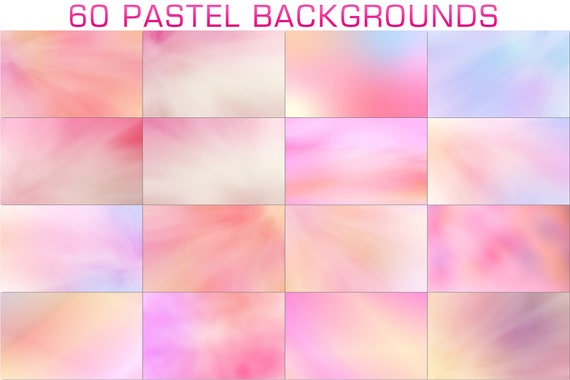 60 Pastel Backgrounds Soft Textures Dreamy Sky Texture | Etsy
