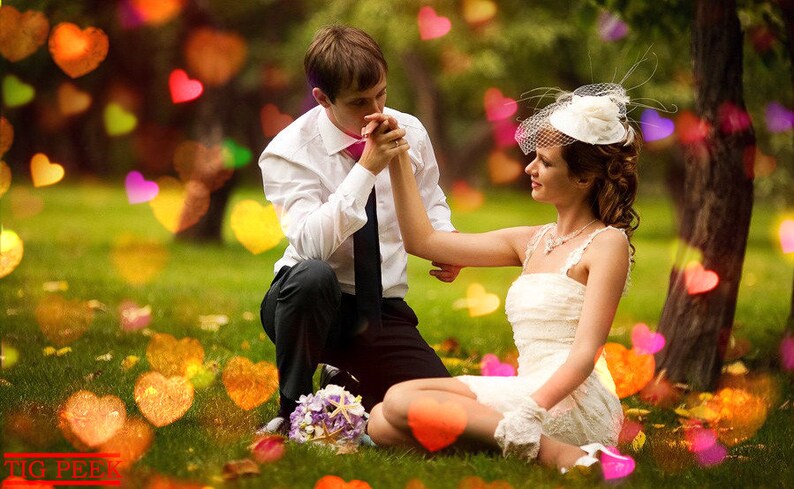 92 Valentine Hearts Bokeh Photo Overlays Romantic Overlays - Etsy