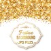 12 Golden Backgrounds, Gold Confetti Digital Paper, Party Festive ...