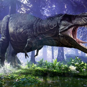 9 Dinosaur Digital Backdrop T-rex, Rex Dinosaur Digital Background ...