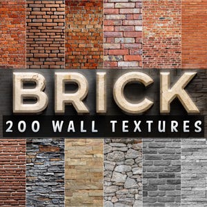 200 Stone Brick Wall Textures, Seamless Concrete Rustic Patterns, Stonewall Surface, Grunge ...