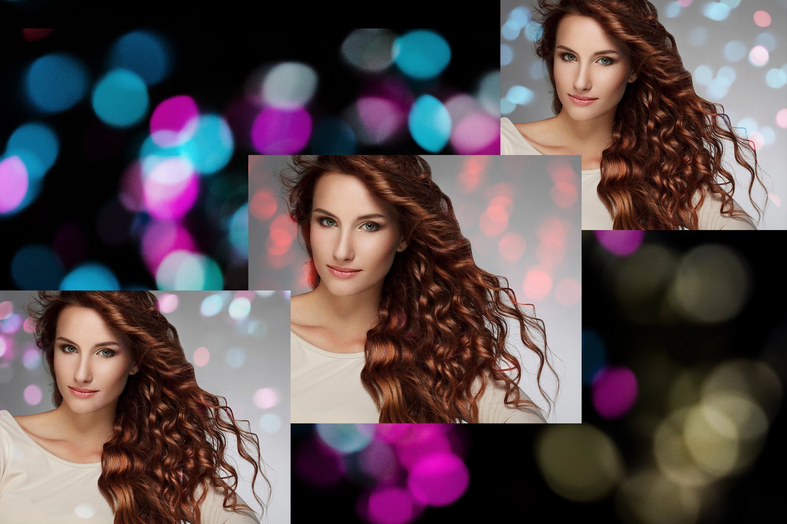 100 Lighten Bokeh Portratit, Lights Effect Photo Overlays, Overlays ...