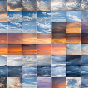 225 Dramatic Sky Overlays for Photoshop Professional Photo Layer ...