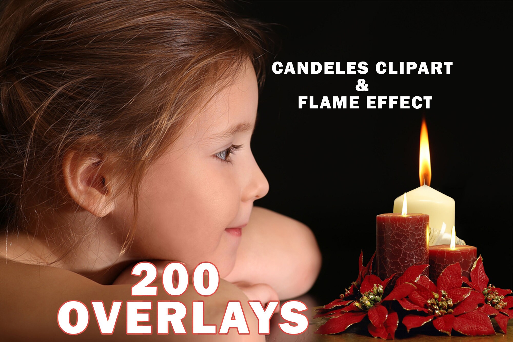 200 Candle Overlays Photoshop Burning Candle Candle Flame - Etsy Canada