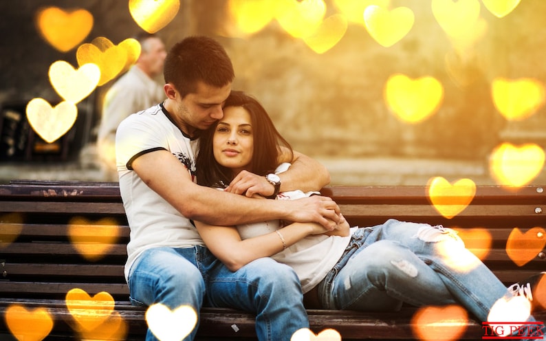 92 Valentine Hearts Bokeh Photo Overlays Romantic Overlays - Etsy