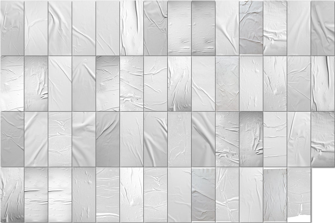 50 Glued Paper Texture PNG Files Poster Textures Wrinkled - Etsy