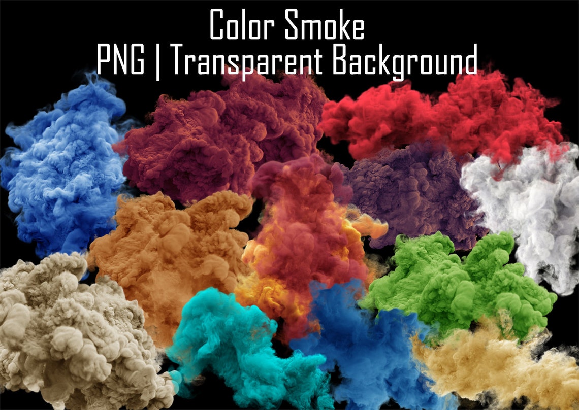 147 Smoke Bomb Overlays, Smoke Bomb, Colorful Smoke, PNG File ...