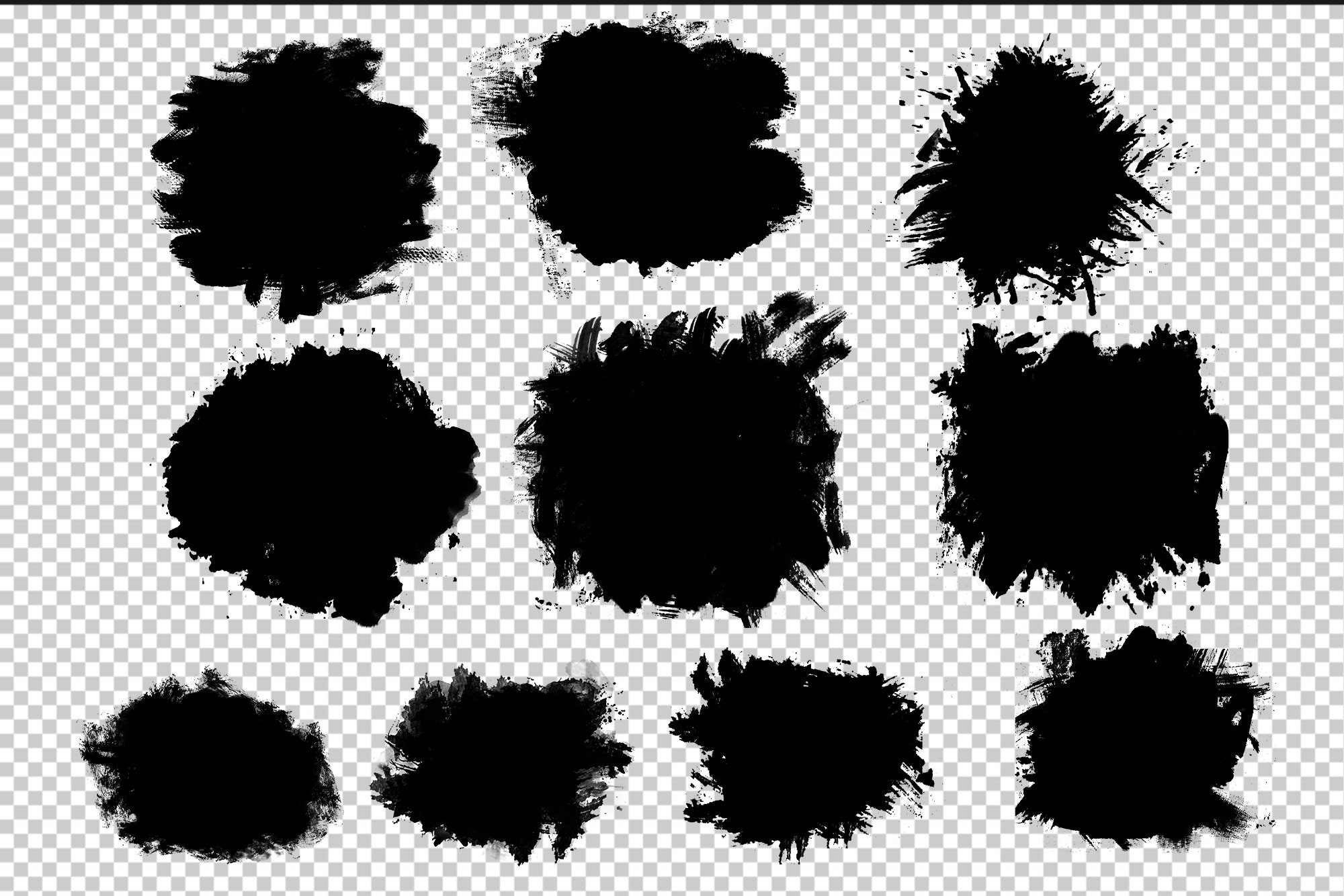 100 Watercolor Portrait Paint Masks Photo Frame Photoshop - Etsy