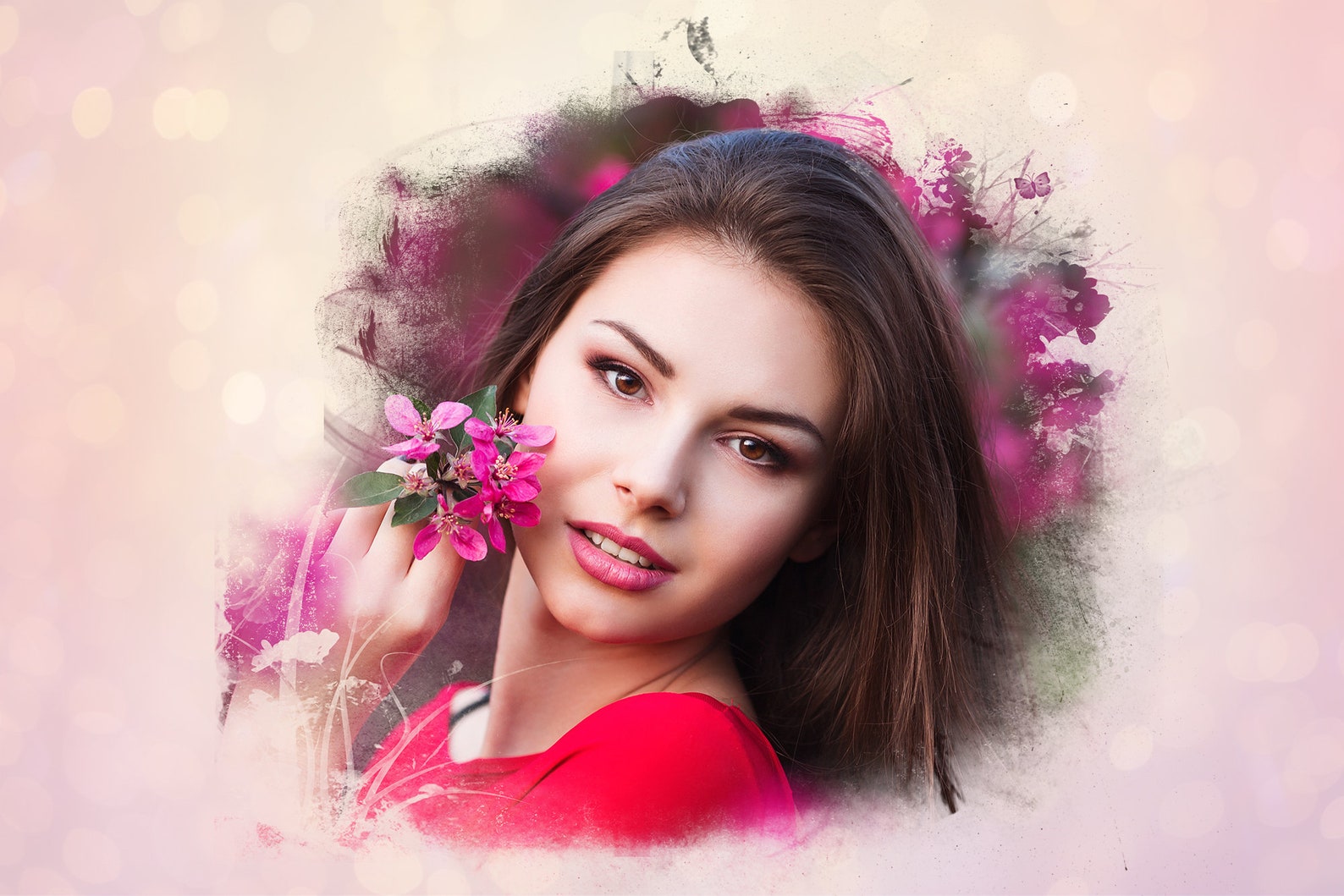 100 Painted Mask Frames, Photo Frame, Photoshop Overlay, Watercolor ...