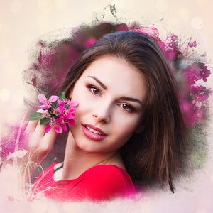 100 Painted Mask Frames, Photo Frame, Photoshop Overlay, Watercolor ...