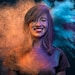 180 Explosion of Colored Powder, Holy Powder Texture, Colored Explosion ...