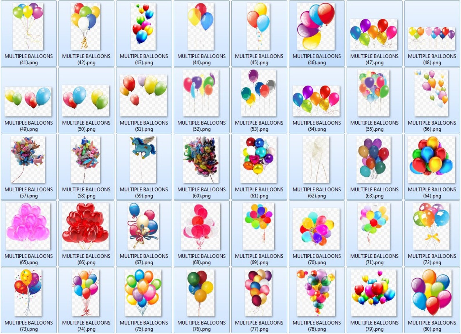 300 Balloons Photo Overlays Photography Overlays Photography - Etsy