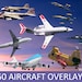 50 Aircraft Photoshop Overlays, Realistic Flying Airplane, Overlay ...