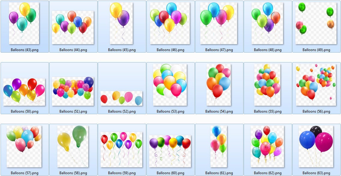 111 Balloons Photo Overlays Vol.5 Photography Overlays - Etsy Canada