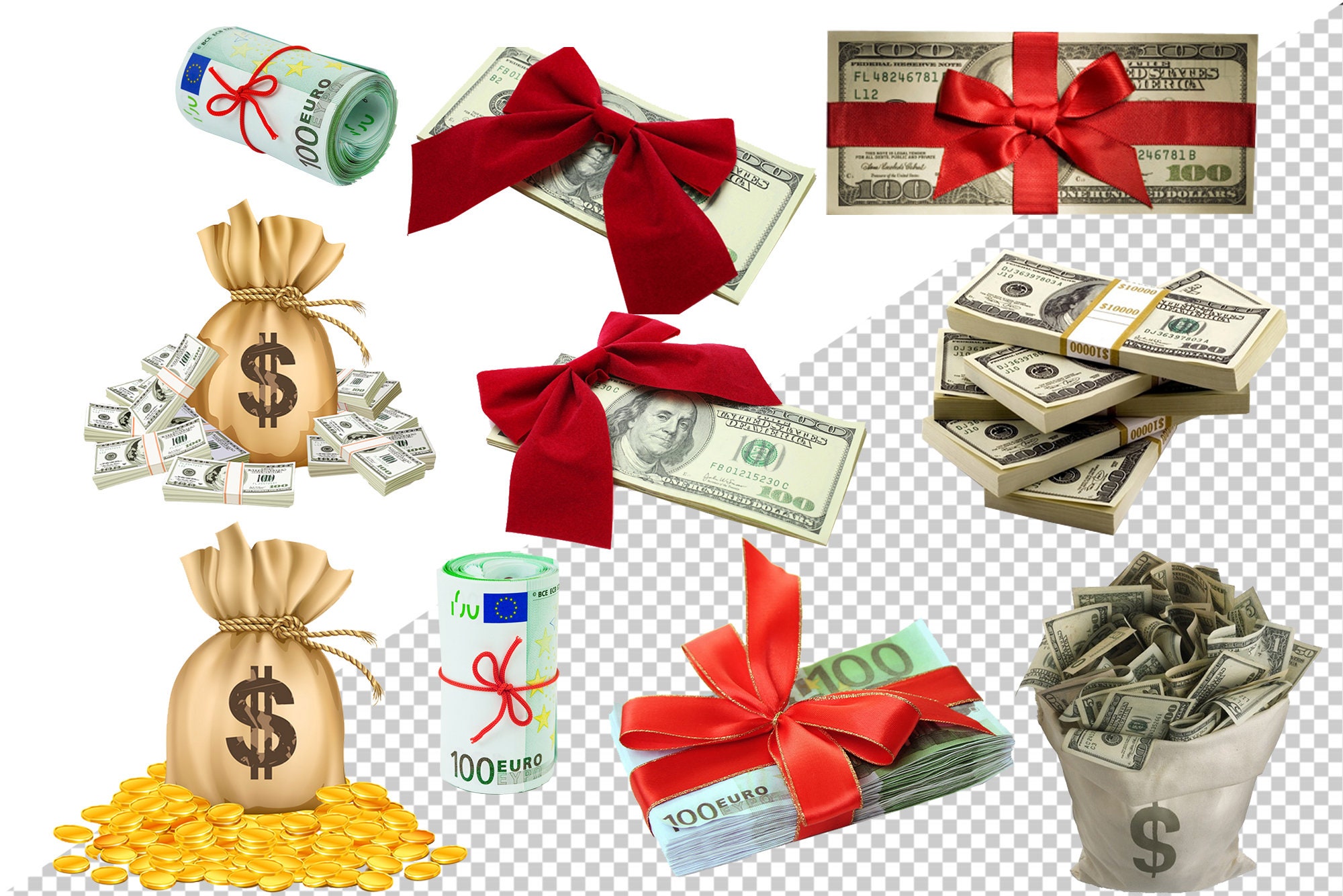 50 Money Overlays PNG Photoshop Overlays Cash Overlays USD - Etsy Australia