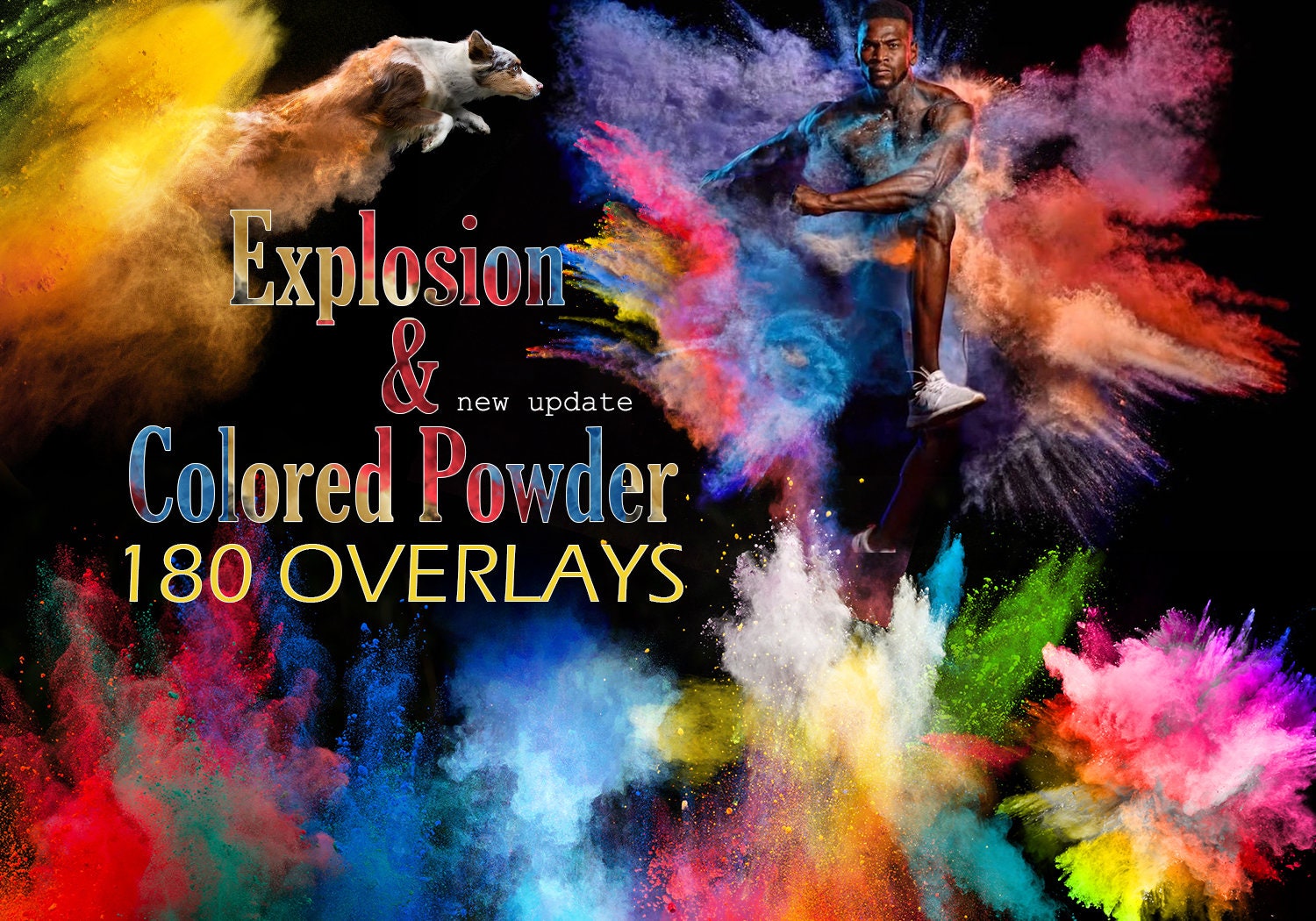 180 Explosion of Colored Powder Holy Powder Texture Colored - Etsy Canada