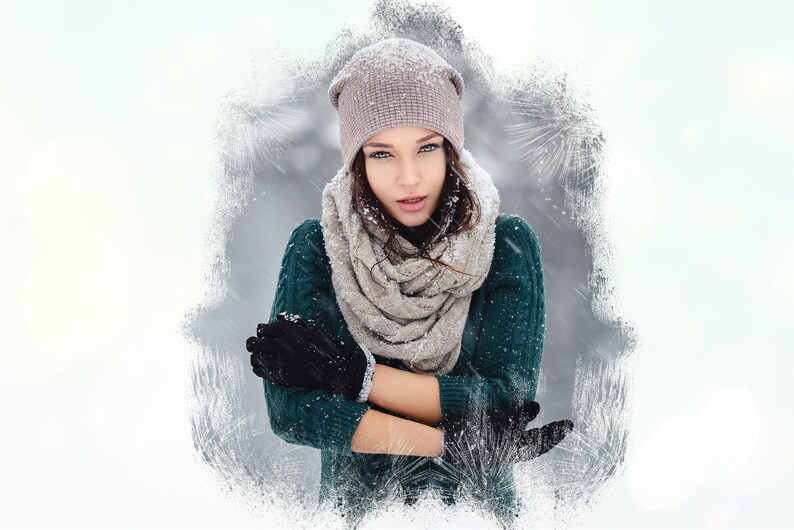 100 Painted Mask Frames Photo Frame Photoshop Overlay | Etsy