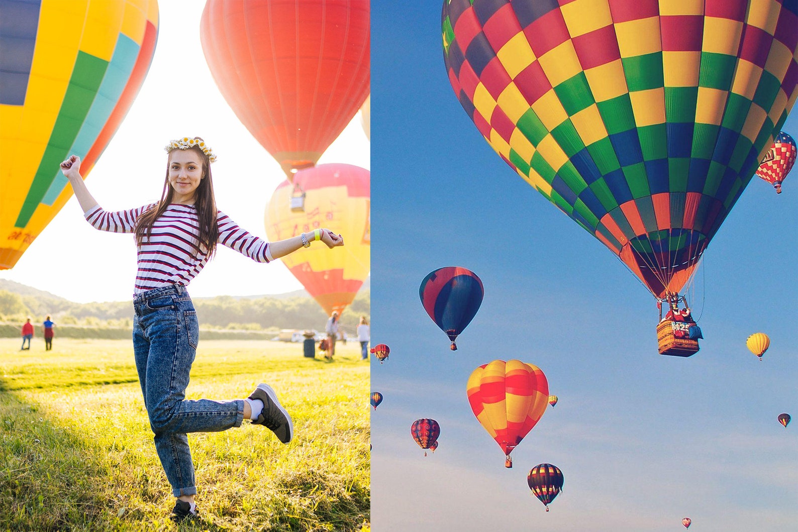 100 Hot Air Balloon Overlays Balloons Photoshop Overlays | Etsy