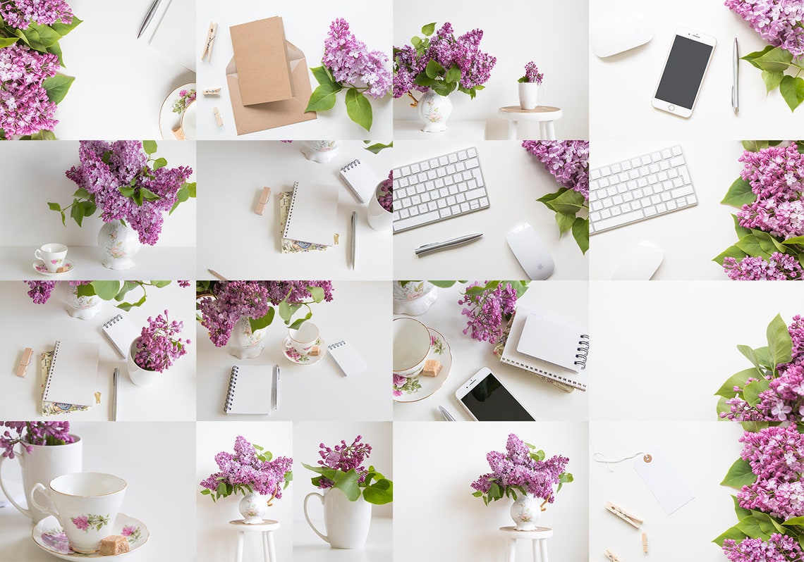 115 Lilac Real Flower Photo Backdrops Lilac Photography | Etsy