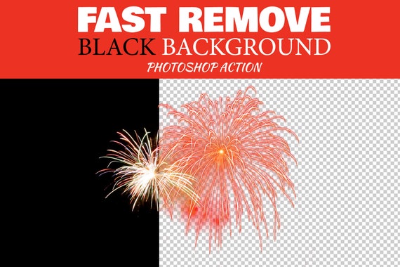 BLACK Background Remover Photoshop Action Photoshop Adobe | Etsy